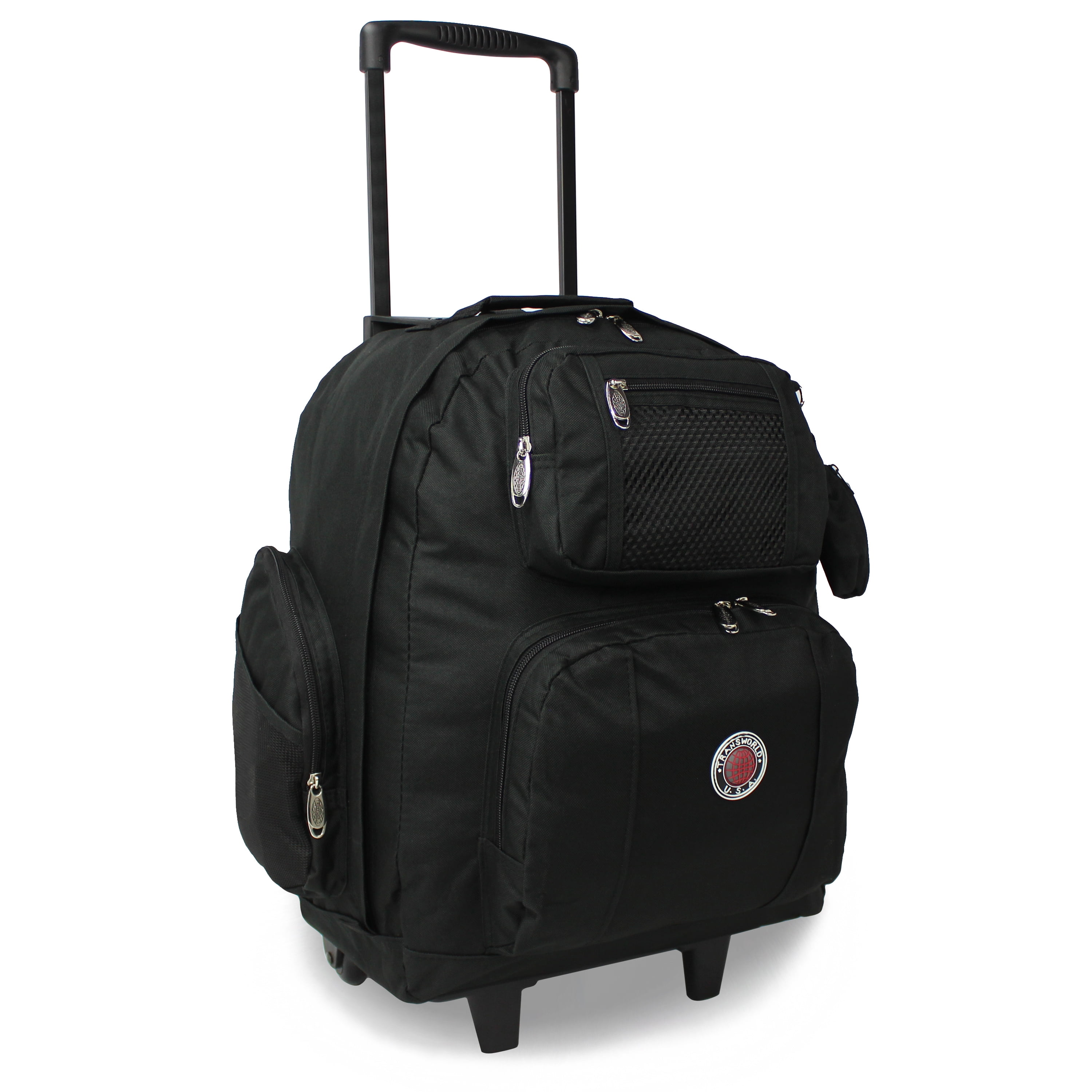 World Traveler Transworld 22-Inch Carry-On Rolling Backpack Airline ...