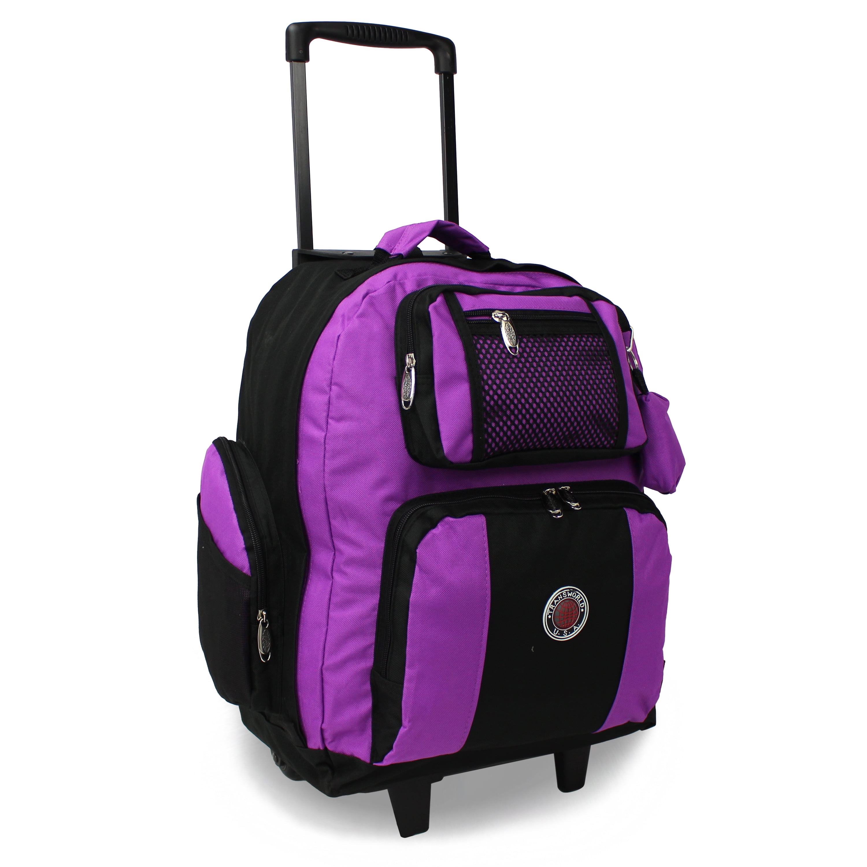 World Traveler Transworld 22-Inch Carry-On Rolling Backpack Airline ...