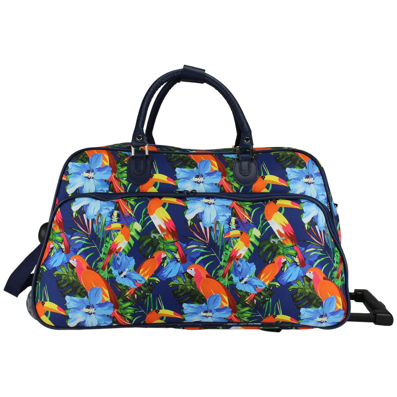 World Traveler Wildlife 21-Inch Carry-On Rolling Duffel Bag - Parrot ...