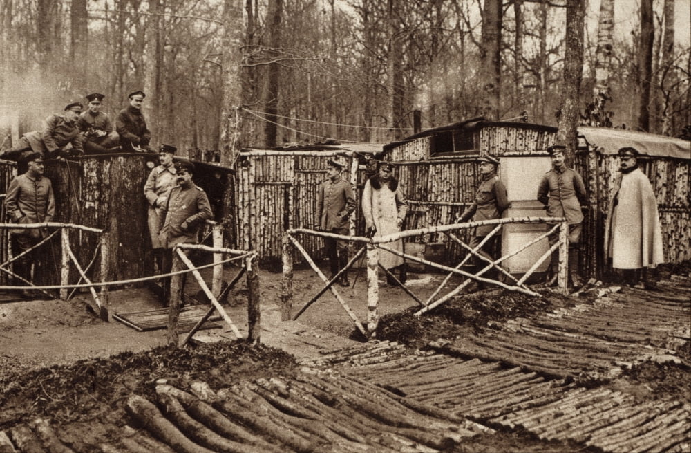 World War 1. German Officers' Huts In The Vosages Mountains Were ...