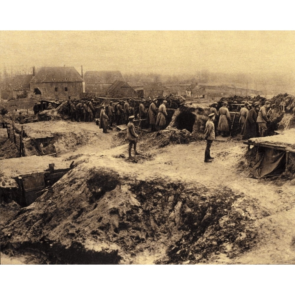 World War 1. German Outpost In The Hilly Region Of Craonne History (36 ...