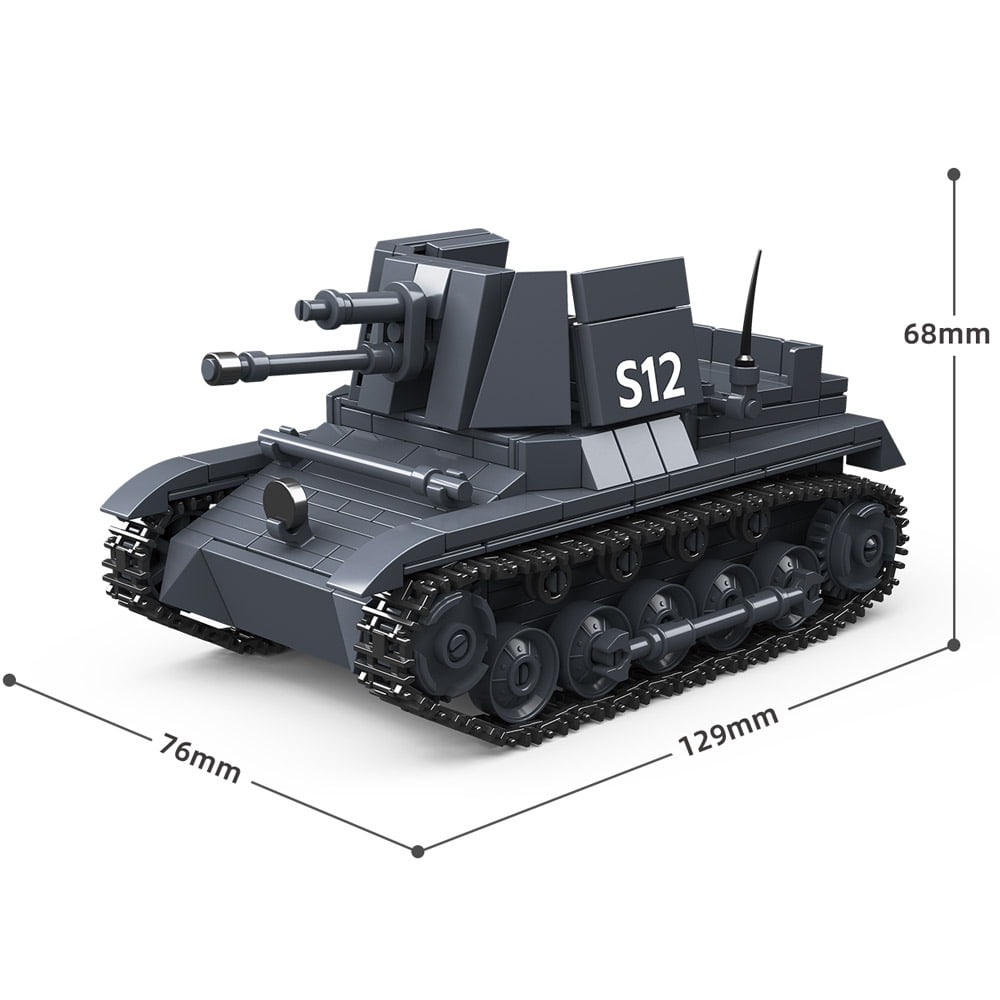 World War 2 WW2 Army Military Soldiers SWAT 38T-A Light Tank Half Track ...