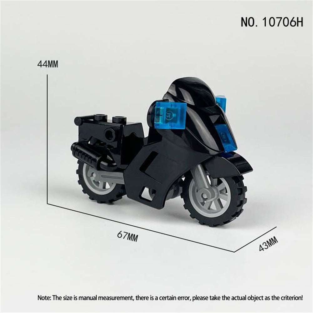 World War 2 WW2 Army Military Soldiers SWAT Police Motorcycle DIY Model ...