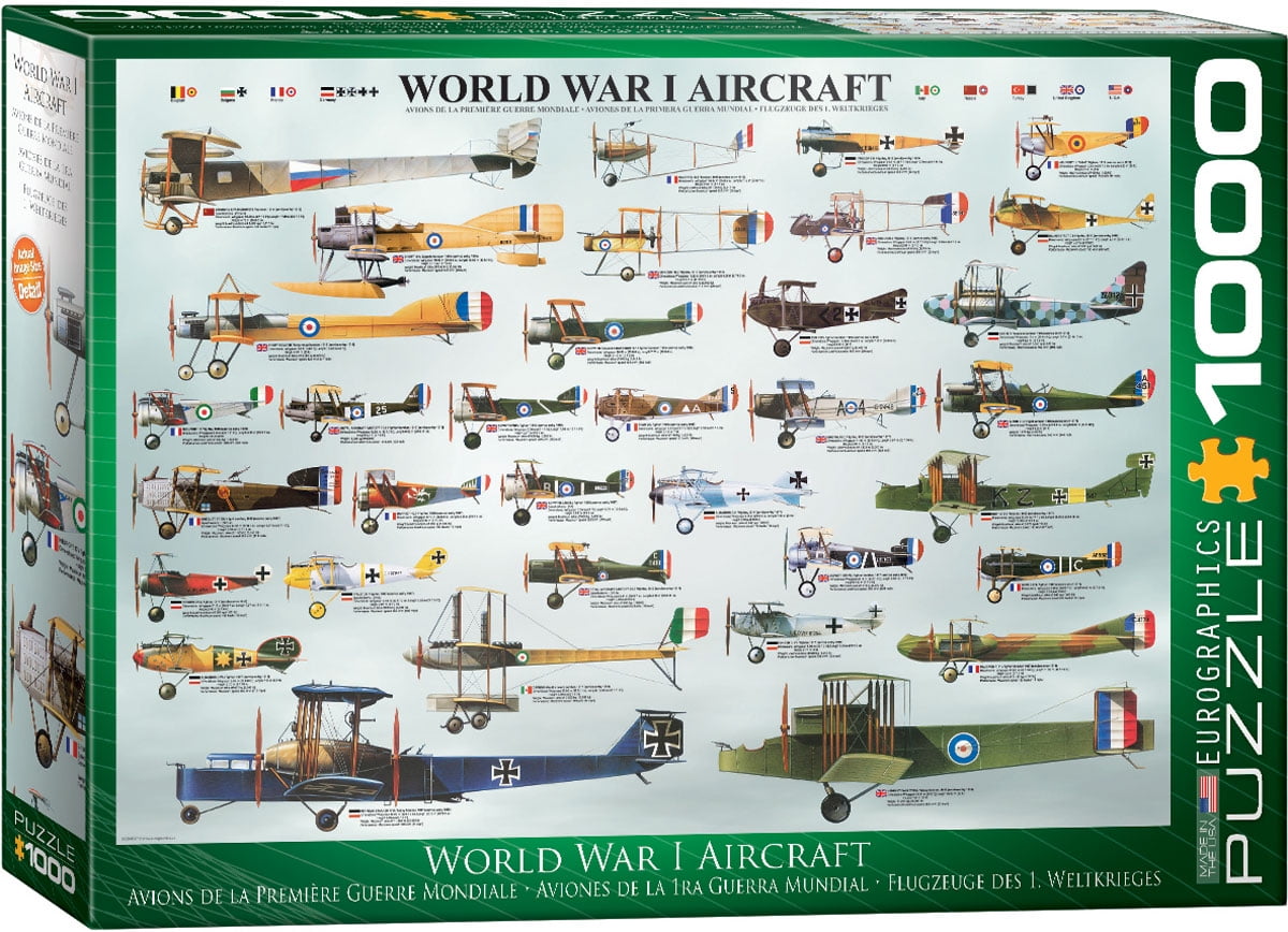 World War I Aircraft 1000-Piece Puzzle - Walmart.com