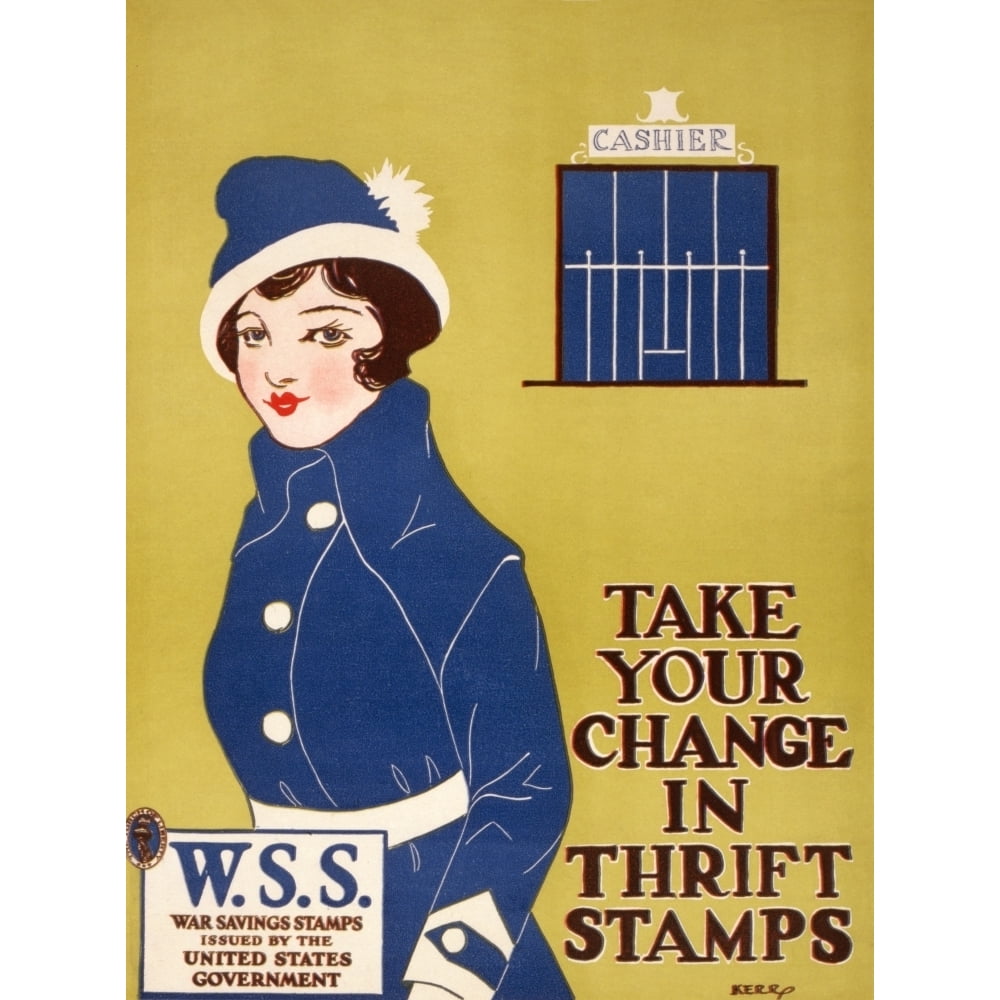 World War I Thrift Stamps. Nposter For Thrift Stamps And Saving Stamps ...