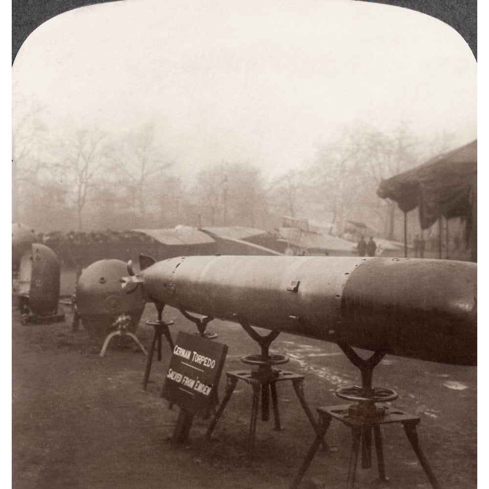 World War I Torpedo. Ntorpedo From The German Submarine S.S. 'Emsden ...