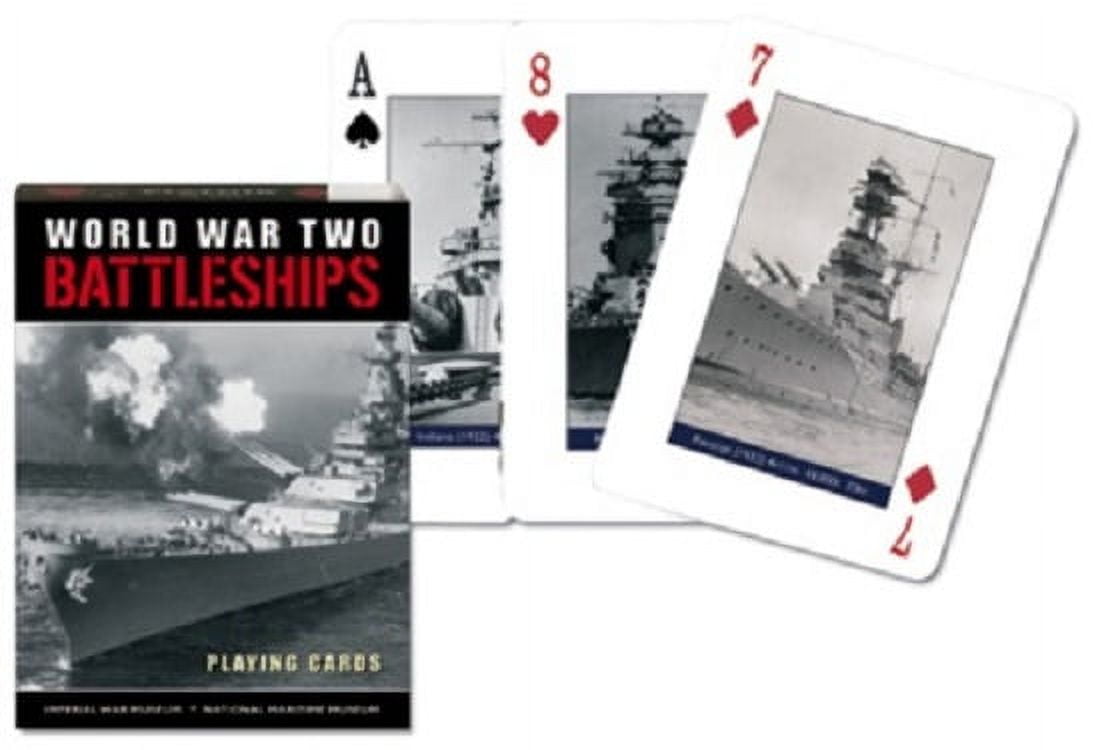 World War II Battleships Single Standard Deck of Playing Cards by ...