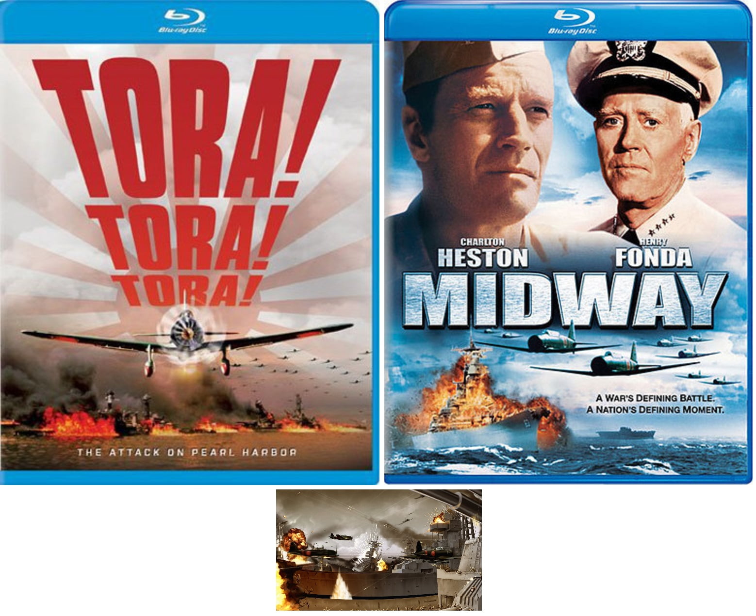 World War II Double Feature Tora, Tora, Tora & Midway 2 Blu Ray Set ...