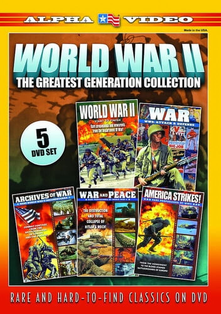 World War II: Greatest Generation Collection (DVD), Alpha Video ...