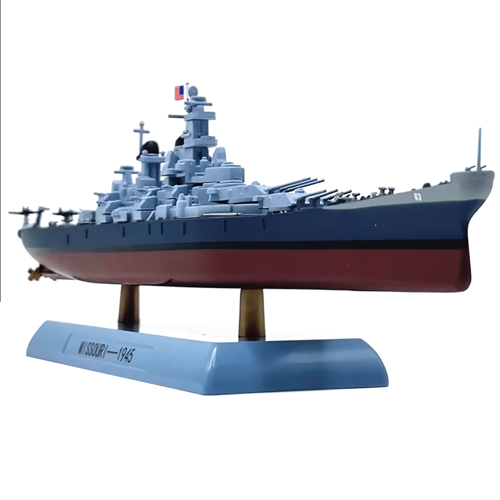 World War II USS Missouri BB63 Battleship Model Retro and Elegant ...