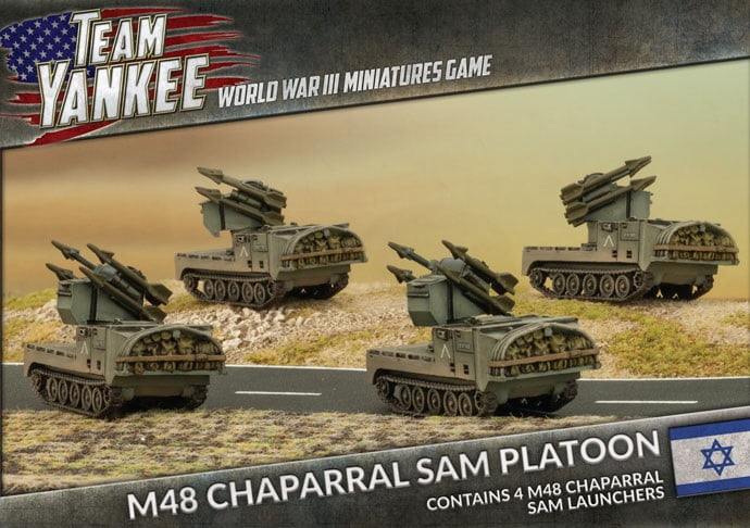 World War III Team Yankee Oil Wars: Israeli M48 Chaparral SAM Platoon ...