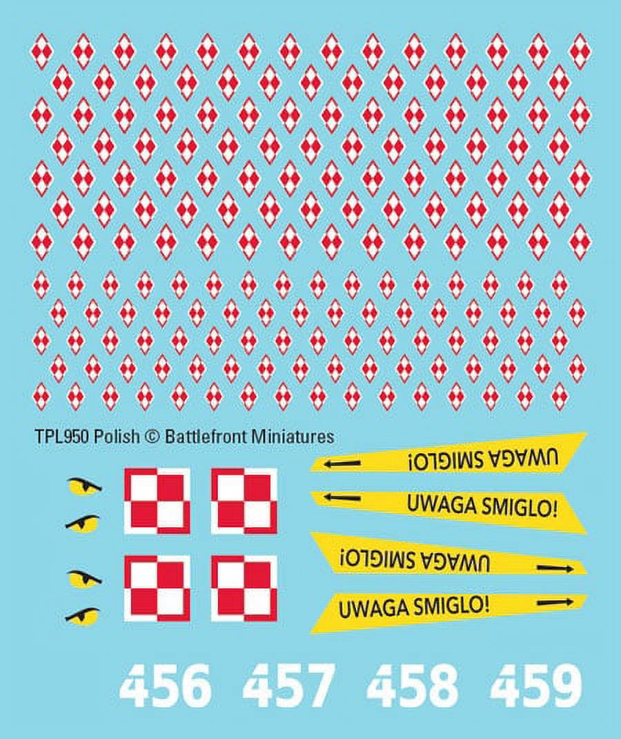 Battlefront Miniatures Polish Decal Set New - Walmart.com