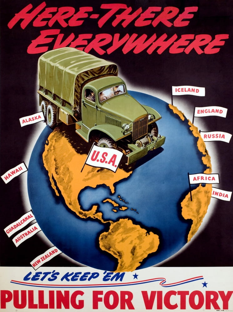 World War Ii Propaganda Posters. Promotion Of DriversTransportation ...