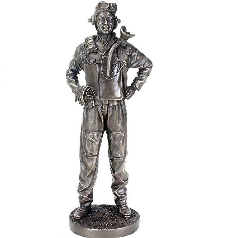 World War Two Airman Pilot Statue Figurine WWII Military Aircraft ...