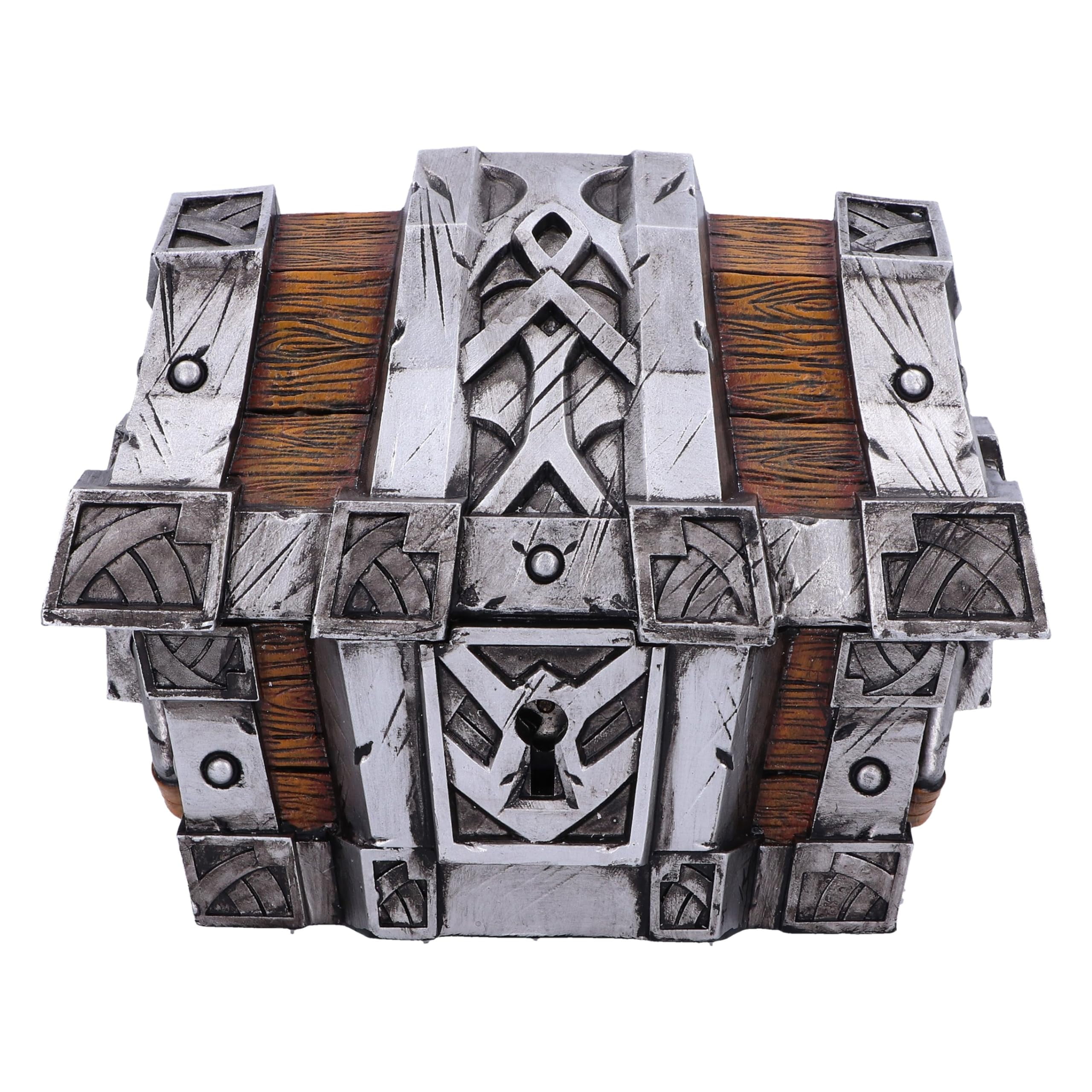 World of Warcraft Silverbound Treasure Chest Box 10.5cm, Resin, Silver ...