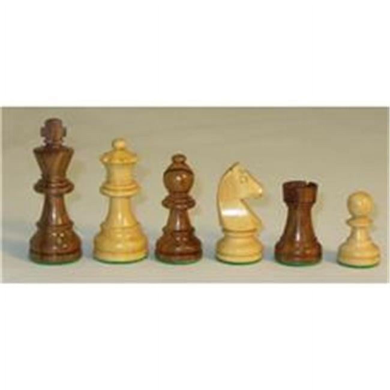World Wise Imports WWE30SG 3 in. Sheesham German Chessmen Chess Pieces ...