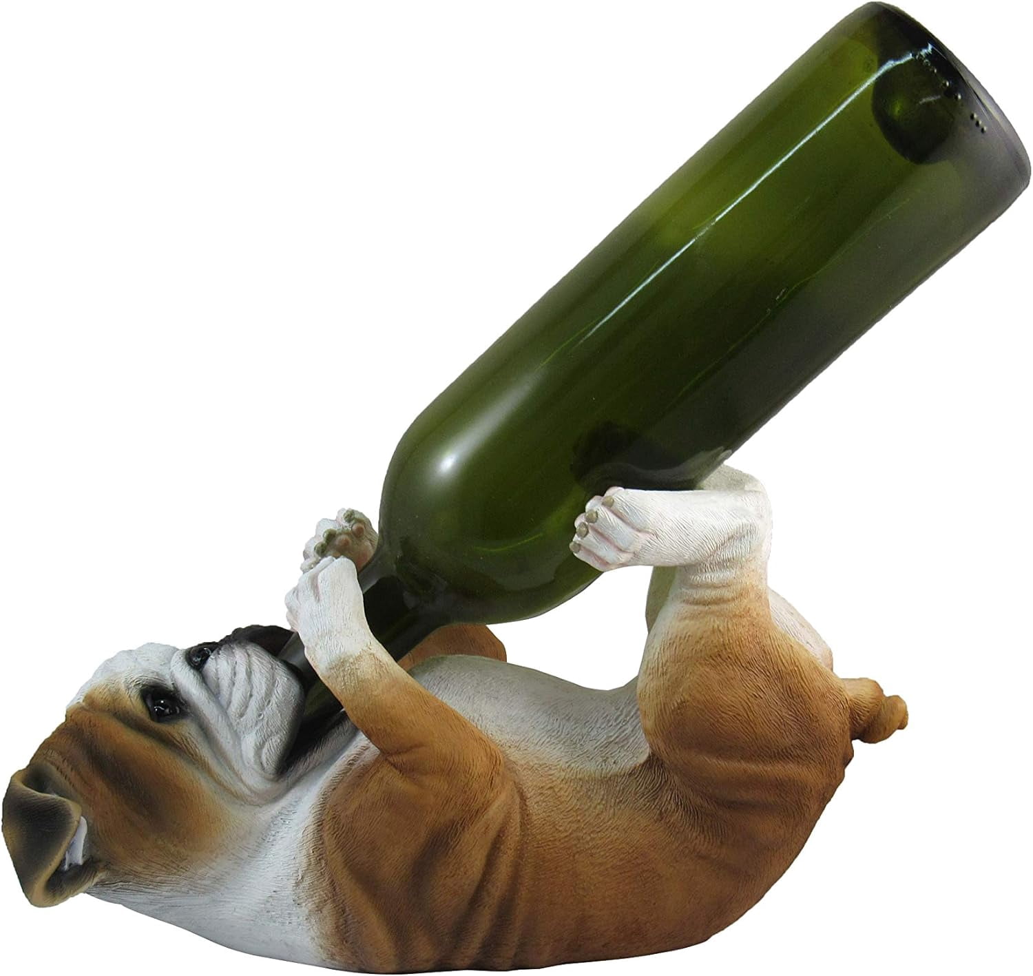 World of Wonders English Bulldog Wine Bottle Holder | Kitchen Counter ...