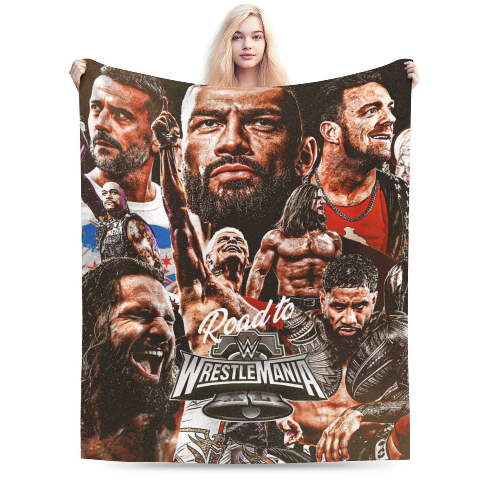World Wrestling Entertainment Blanket, Super Soft Throw Blanket For ...