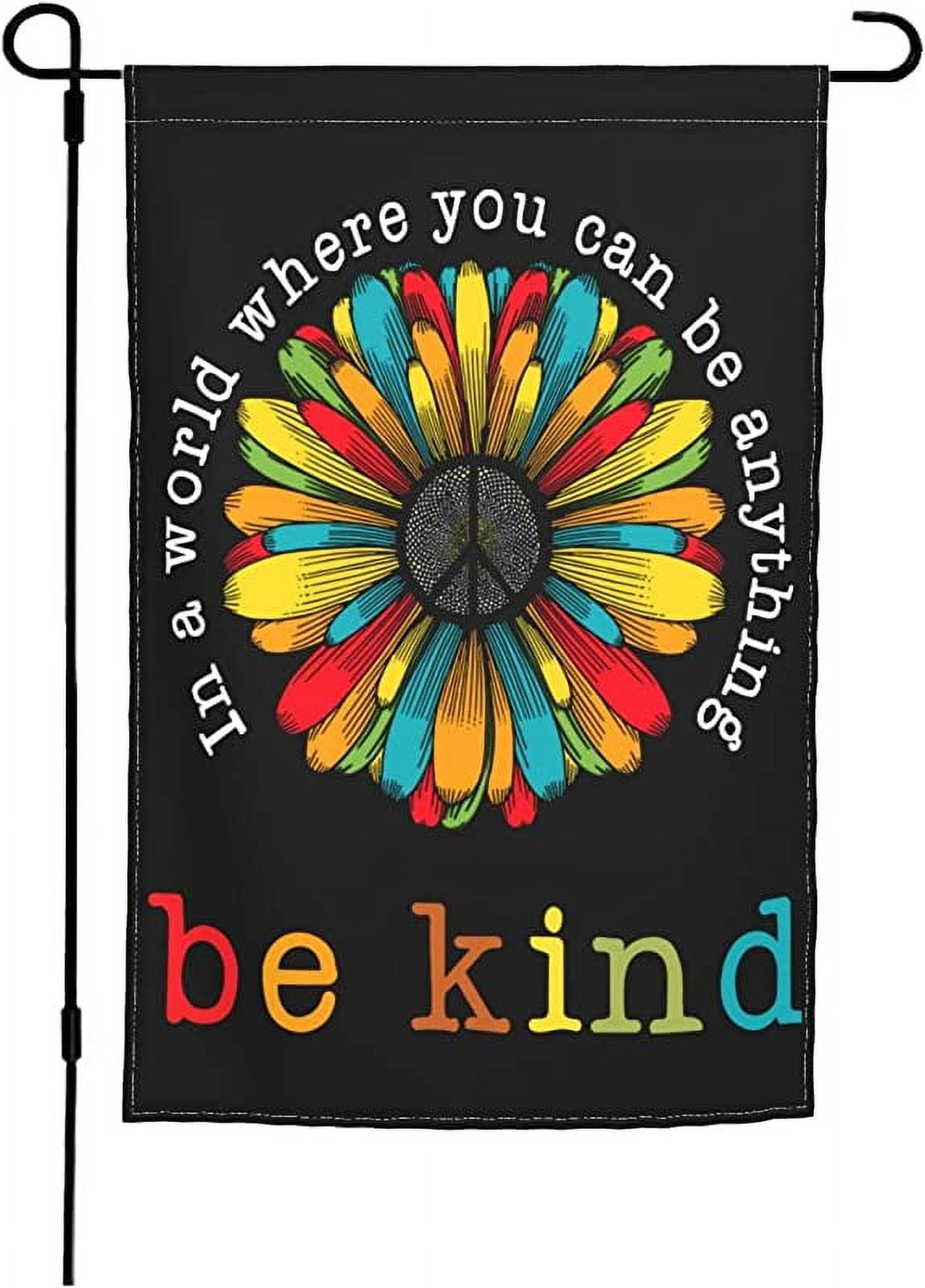 In A World Where You Can Be Anything Be Kind Flag 3x5 Ft Outdoor Indoor ...