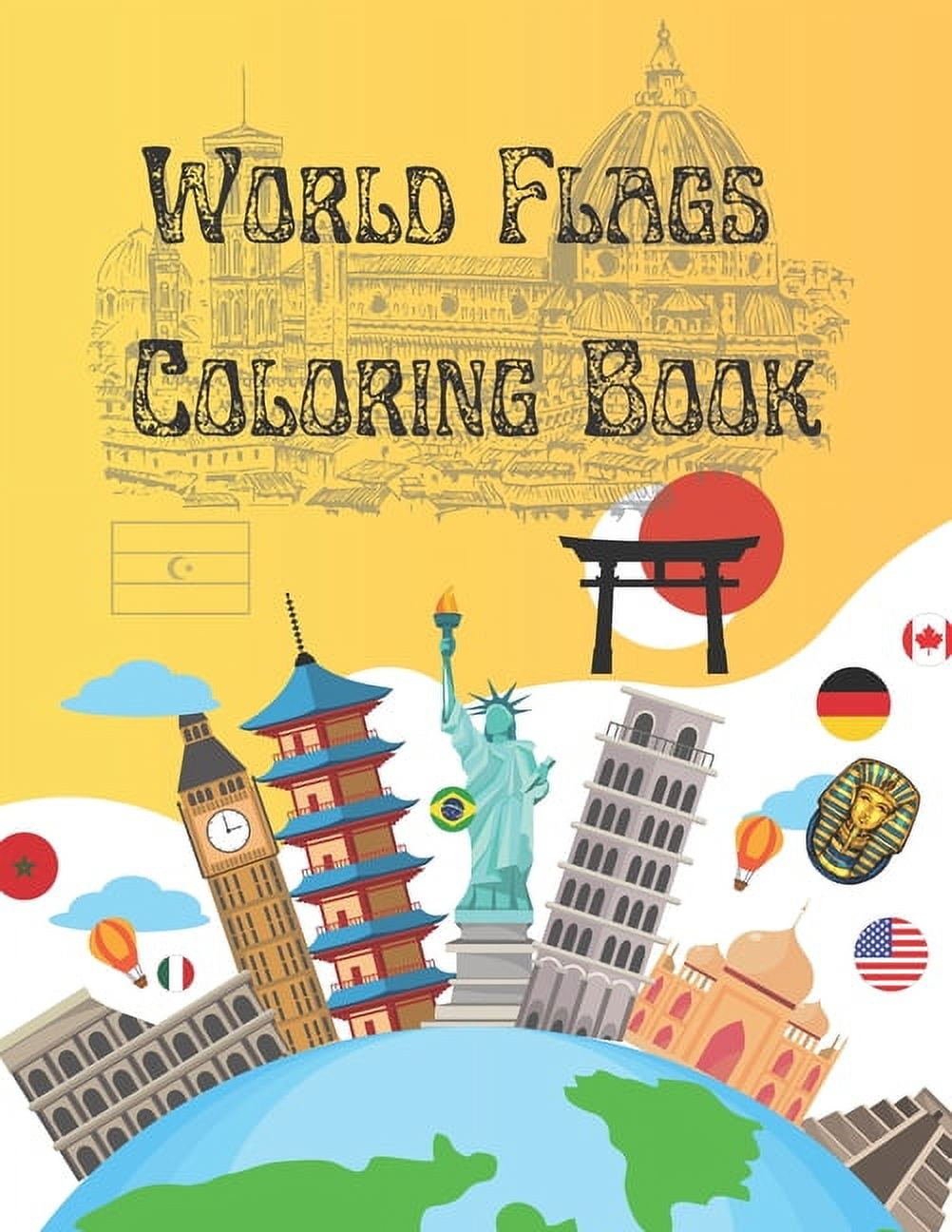World flags coloring book: Learn All Countries of the World / Geography ...