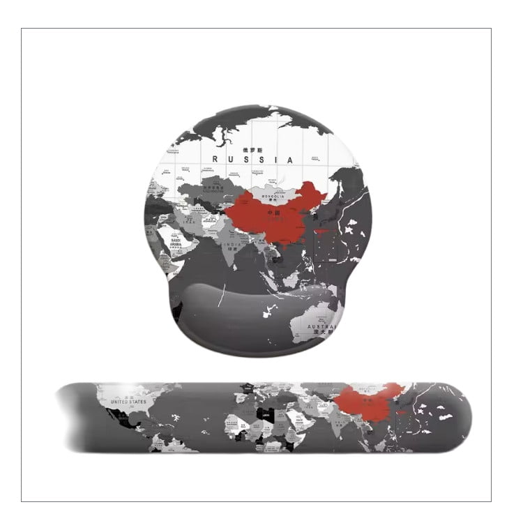 World map wrist guard mouse pad thickened non-slip office table mat ...