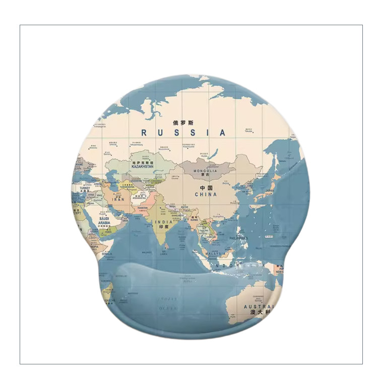 World map wrist guard mouse pad thickened non-slip office table mat ...