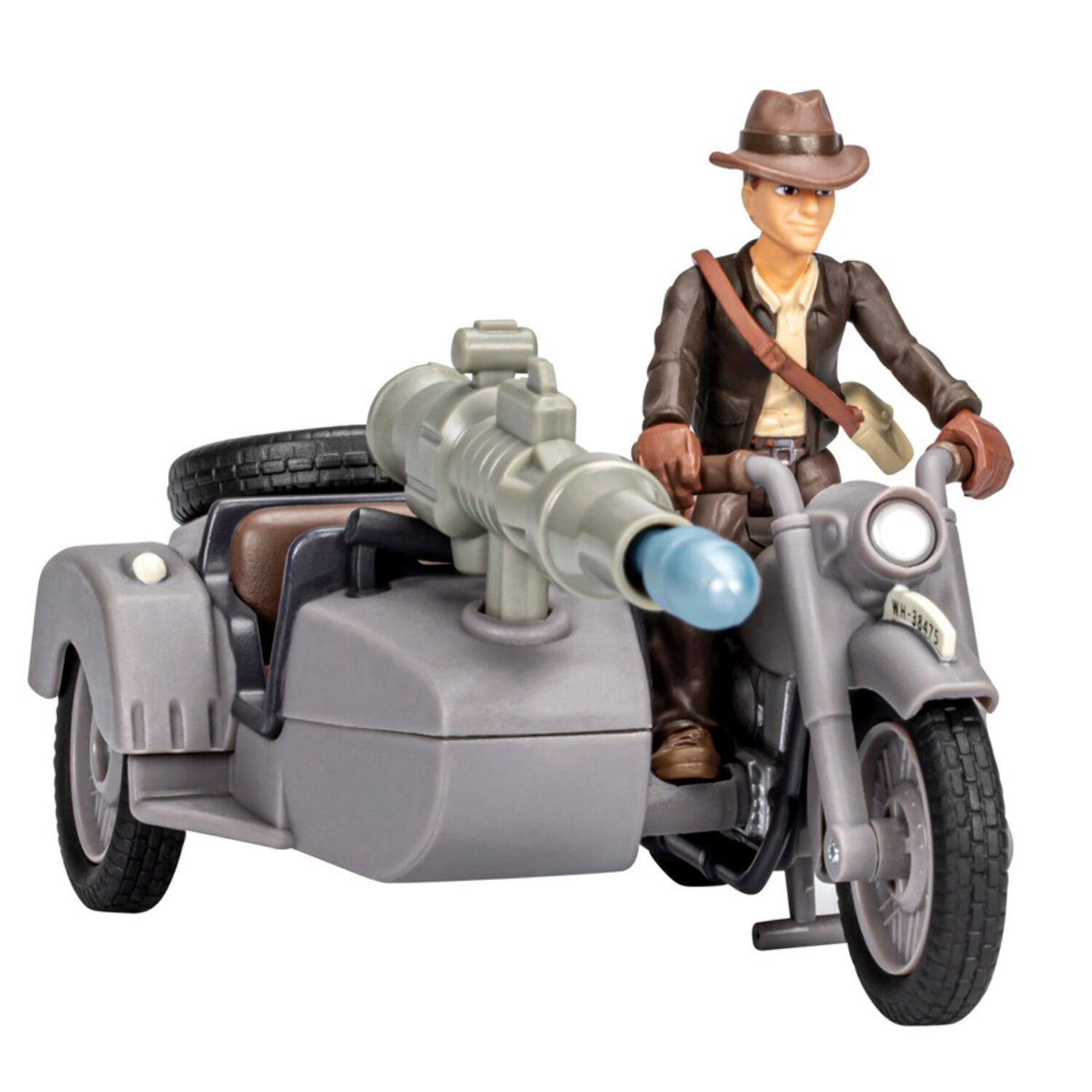 World of Adventure Indiana Jones Figure Set (with Motorcycle & Sidecar ...