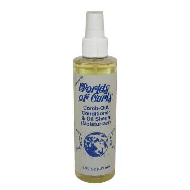 World of Curls Moisturizing Oil Sheen Spray 8 oz (Pack of 4) - Walmart.com