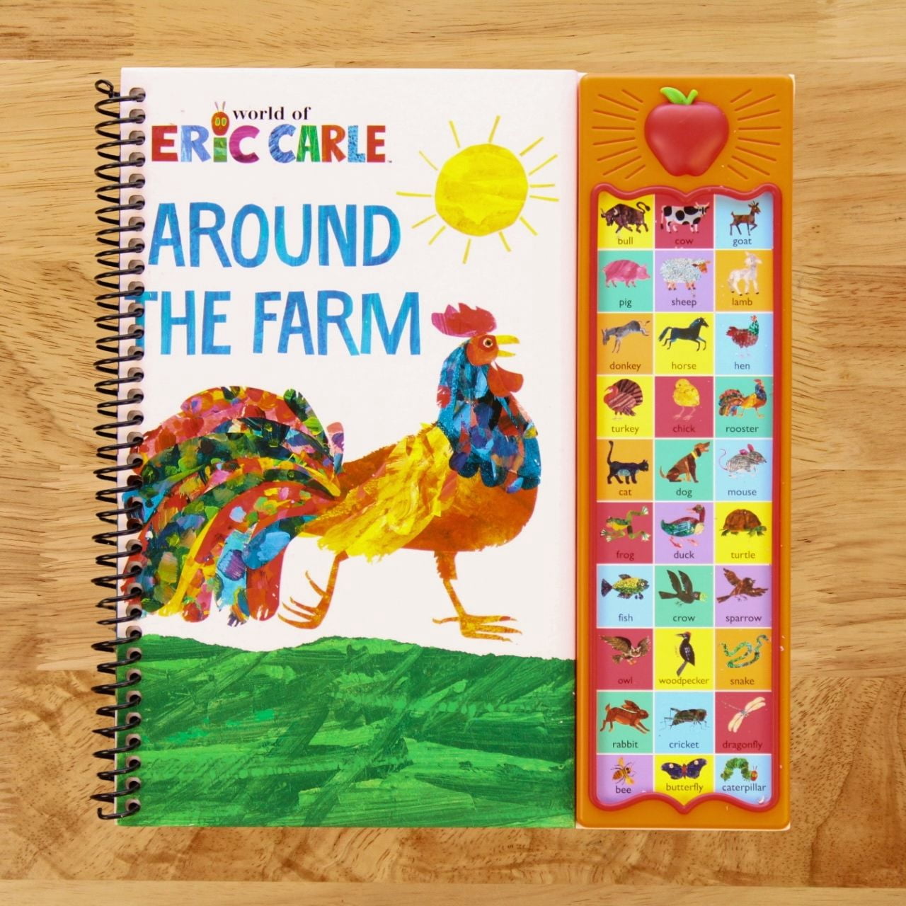 World Of Eric Carle Around The Farm Sound Book Spiral Bound