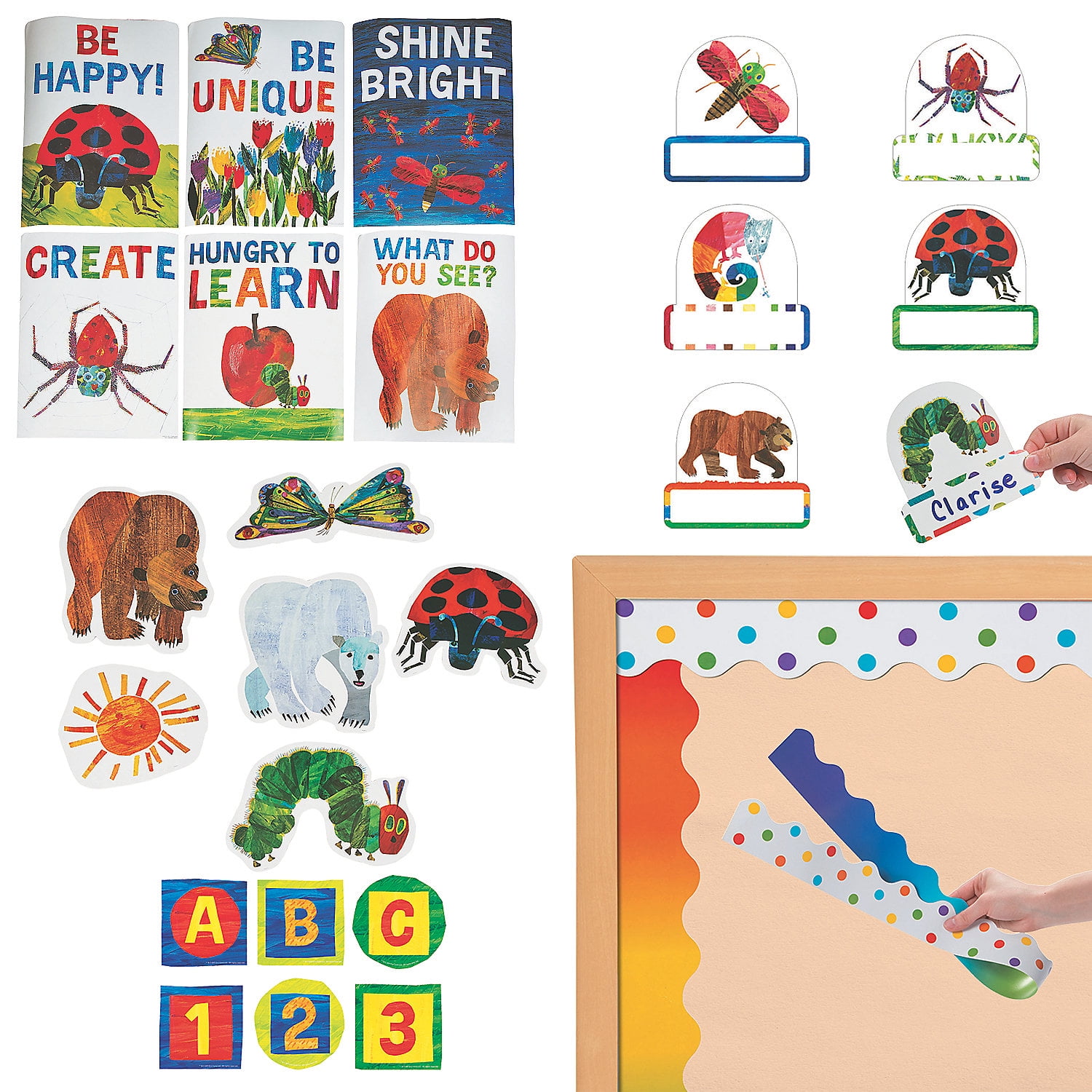 World of Eric Carle Classroom Decorating Kit - 208 Pieces - Walmart.com