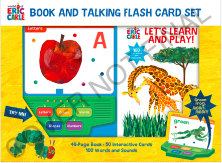 World of Eric Carle: Let's Learn and Play! Book and Talking Flash Card ...