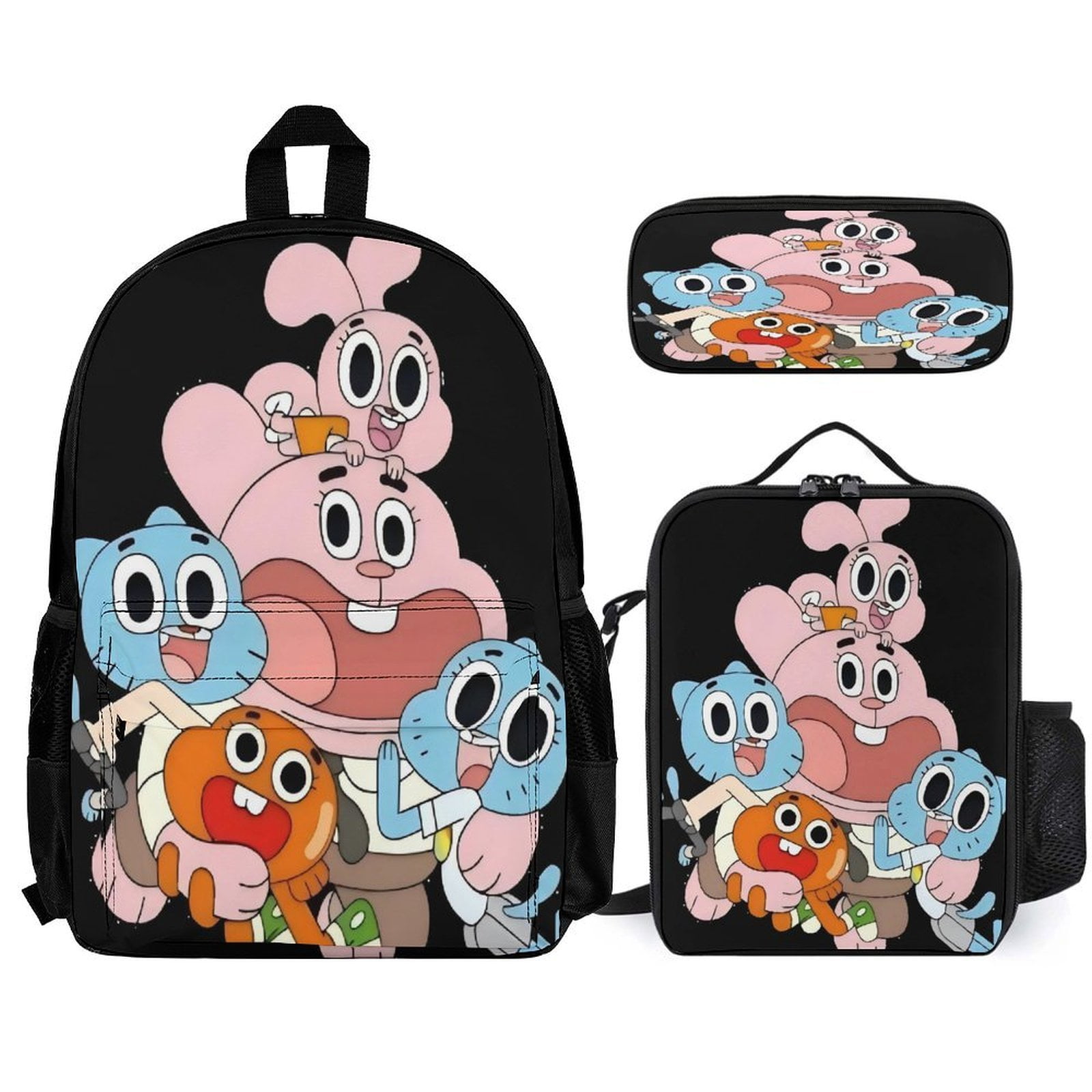 World of Gumball Backpack 3-Piece Set | 16.5" Backpack, Pencil Case and ...