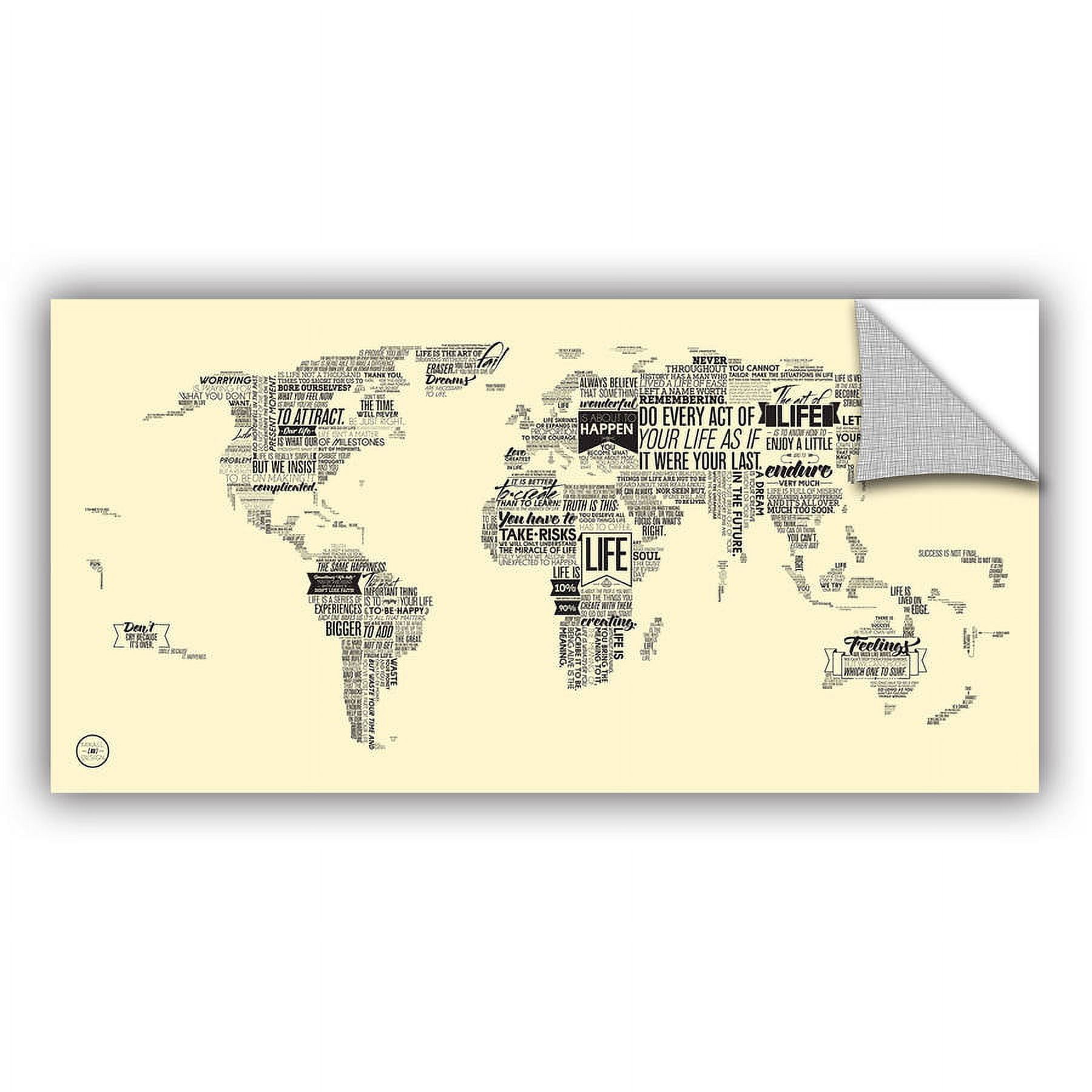 'World of Life: Plain II' Removable Wall Art Mural - Walmart Business ...
