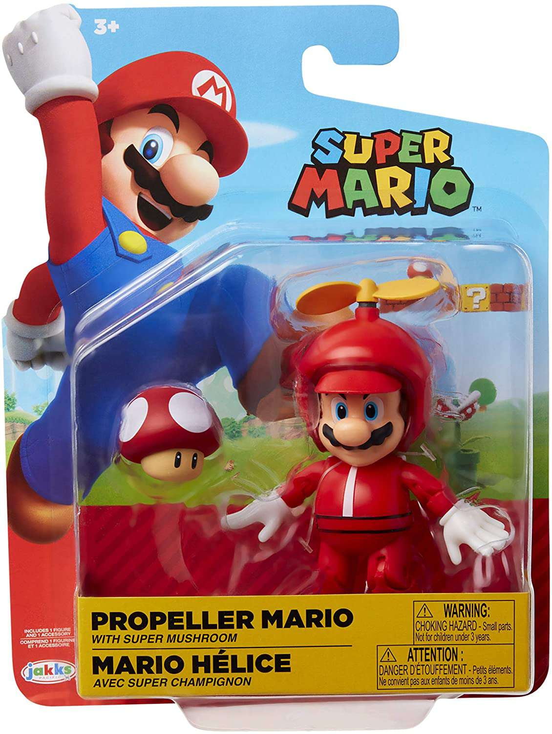 World of Nintendo Propeller Mario with Coin Action Figure - Walmart.com