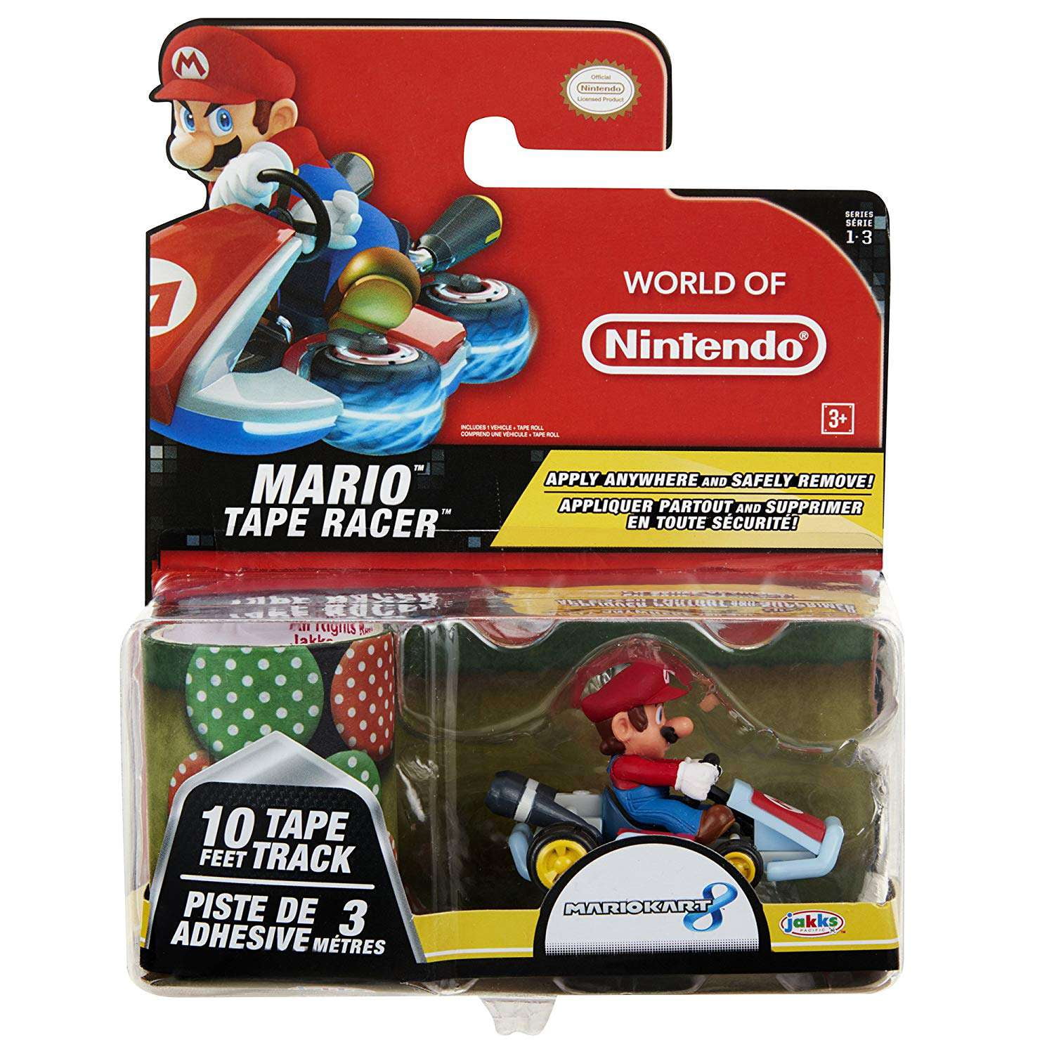 World of Nintendo Series 1-3 Mario Tape Racer Figure - Walmart.com