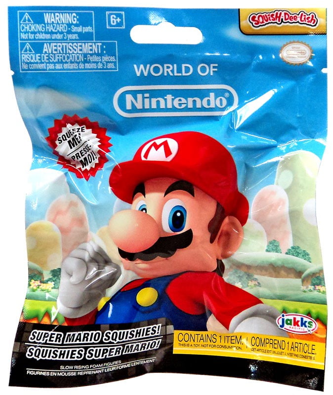 World of Nintendo Squish-Dee-Lish Super Mario Mystery Box [12 Packs ...