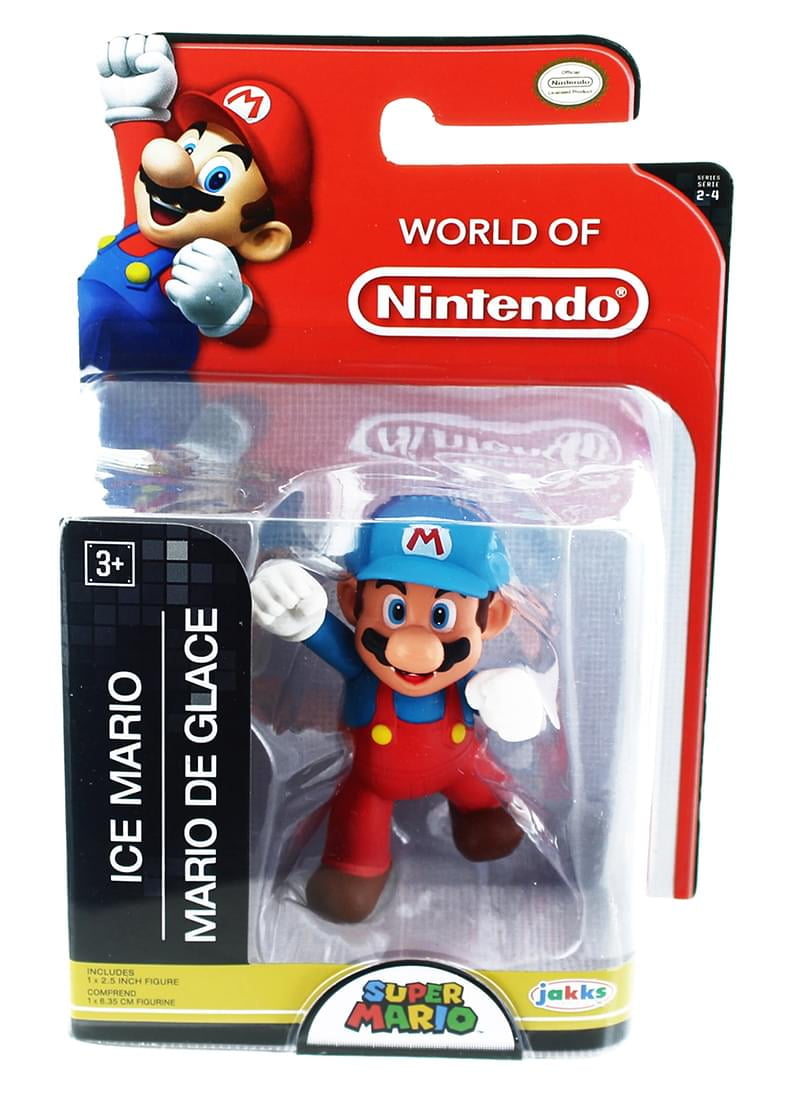 World of Nintendo Super Mario 2.5" Ice Mario Figure - Walmart.com