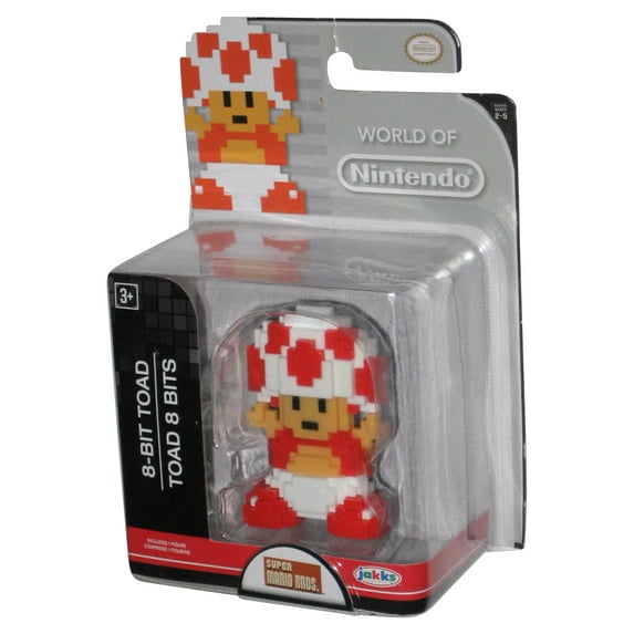 World of Nintendo Super Mario Bros. (2016) Jakks Pacific 8-Bit Red ...