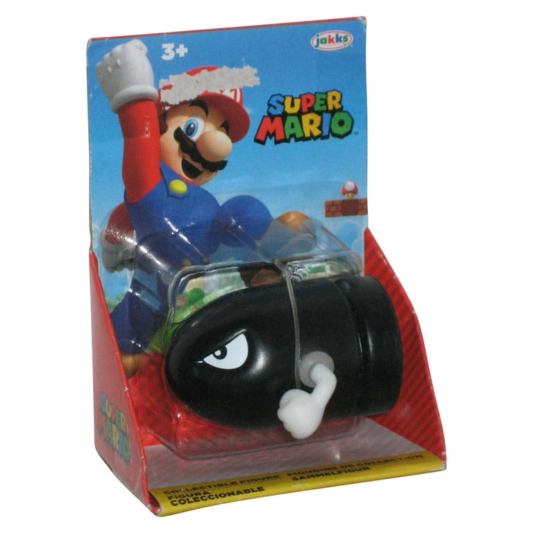 Super Mario Bullet Bill Nintendo 2 1/2 Inch Mini Figure Captured