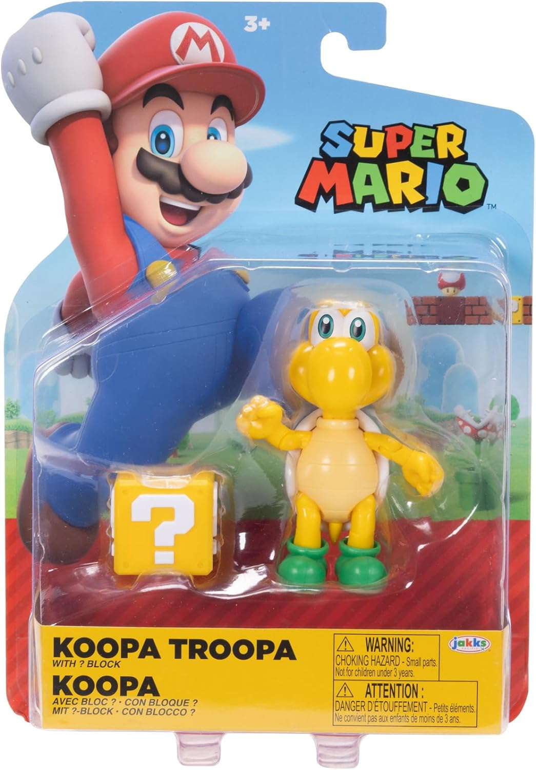 World of Nintendo Super Mario Koopa Troopa 4 inch Articulated Action ...