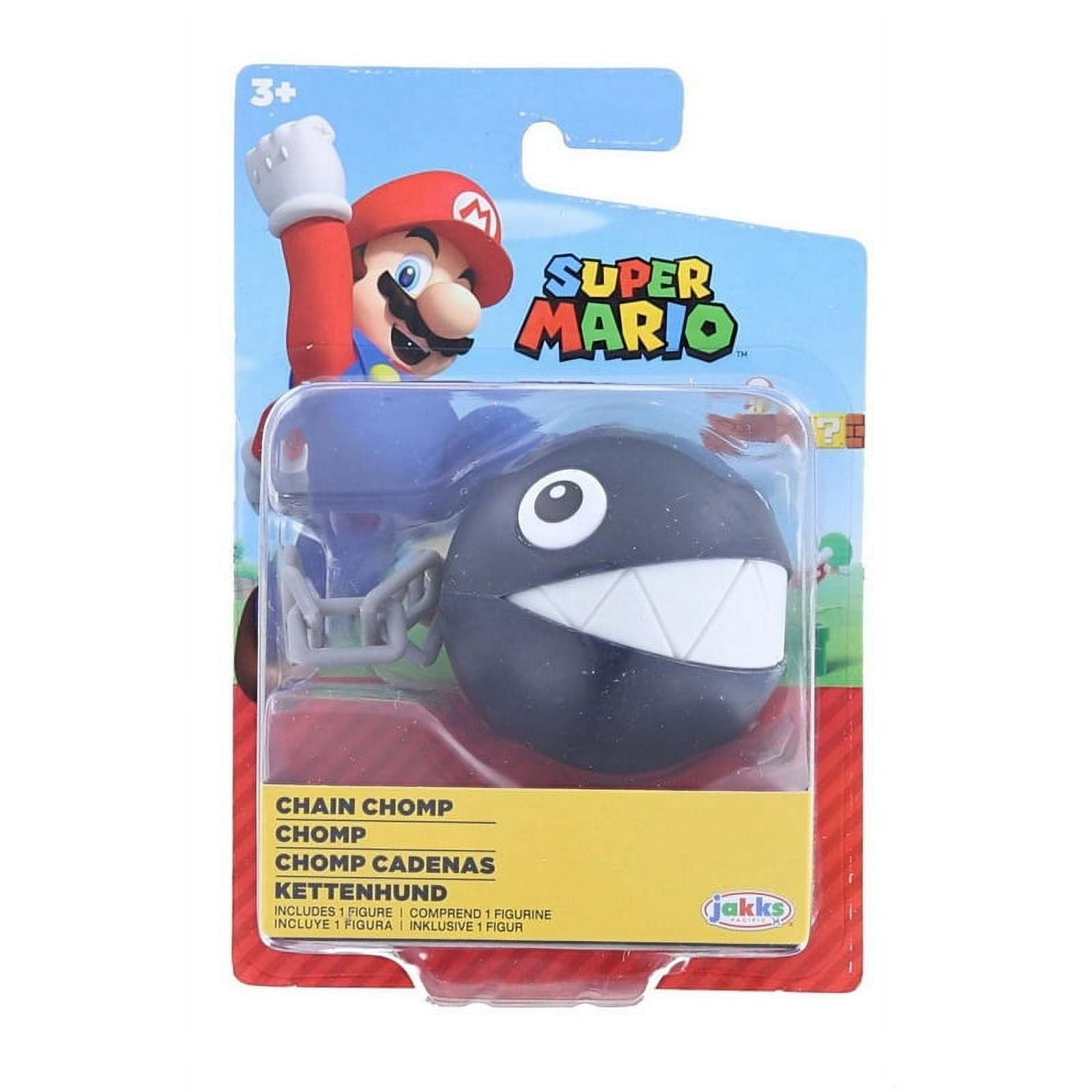 World of Nintendo Chain Chomp Action Video Game Mini Figure, Wave 28 ...