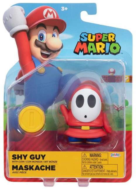 World of Nintendo Wave 30 Shy Guy Action Figure (with Coin) - Walmart.com