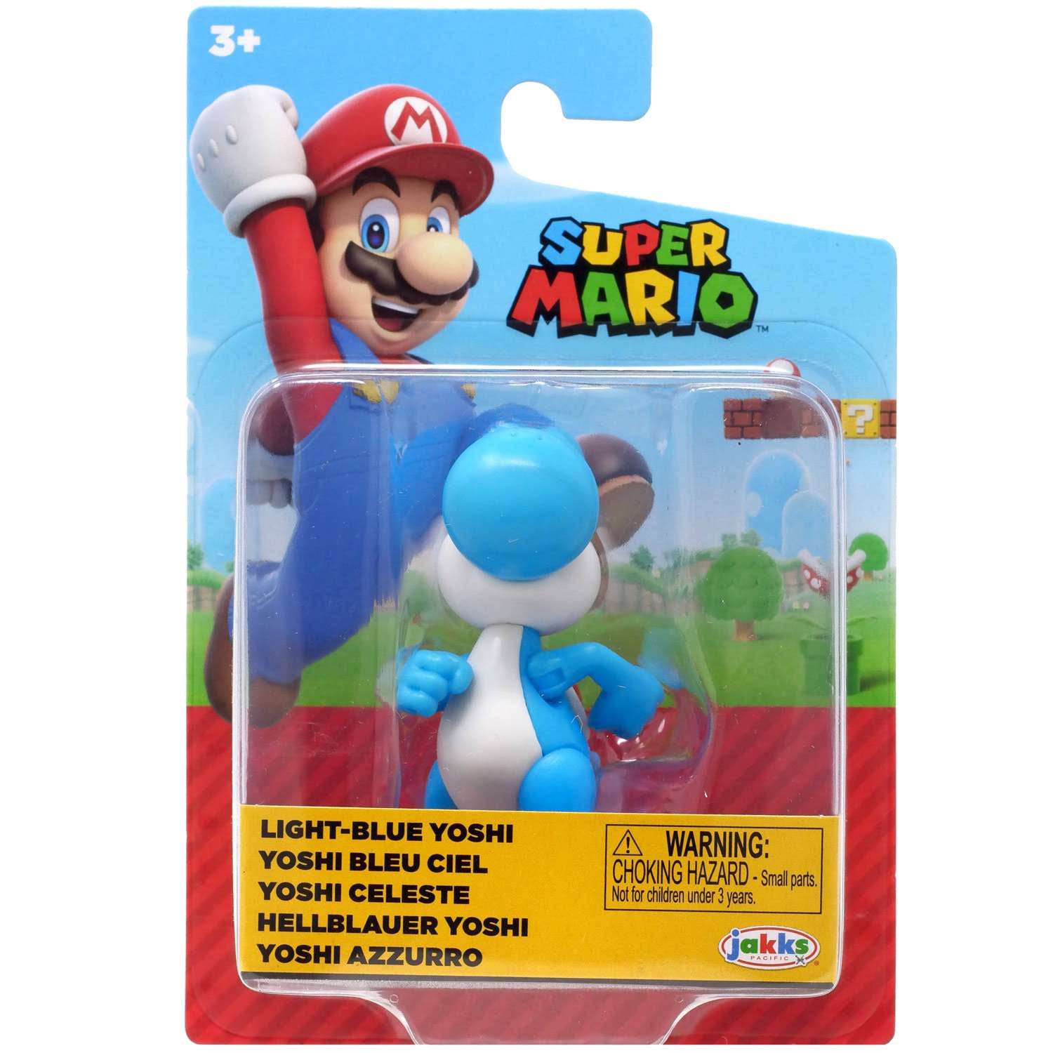World of Nintendo Wave 49 Light Blue Yoshi Mini Figure - Walmart.com