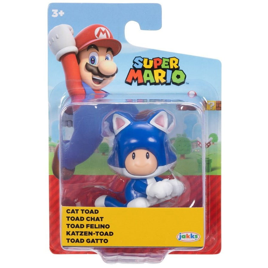 World of Nintendo Wave 50 Cat Toad Mini Figure - Walmart.com
