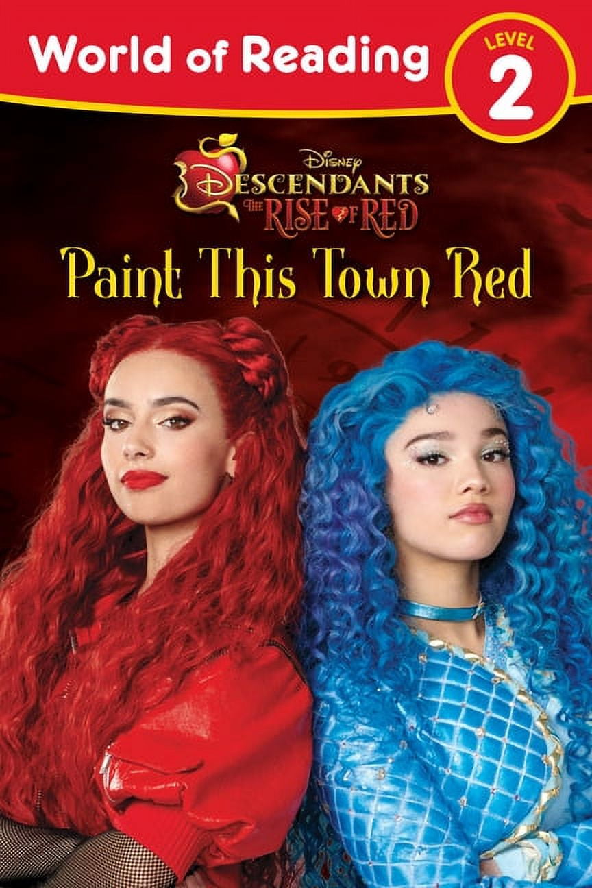 World of Reading: Descendants Rise of Red Paperback 32 pages, Level 2 ...