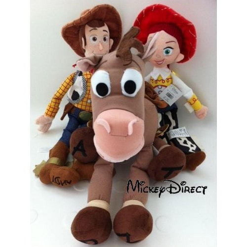 Disney Store Pixar Toy Story 3 Stuffed Set : Jessie 16", Woody 18 ...