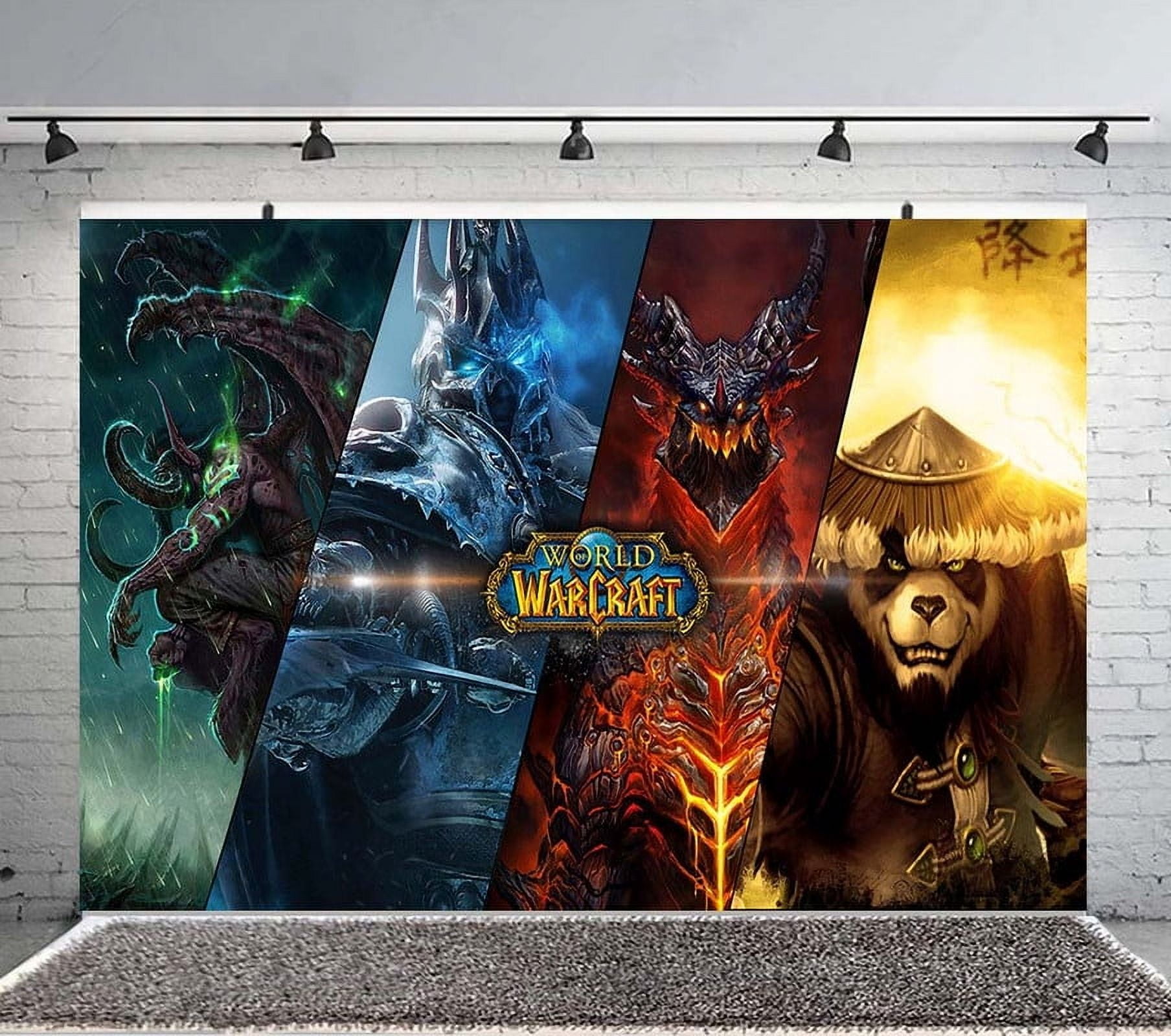 World of Warcraft Backdrop Banner Party Supplies Poster Movie Theme ...