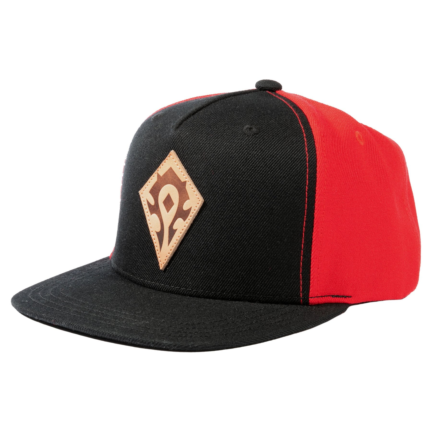 World of Warcraft Horde Leather Emblem Snapback Hat - Walmart.com