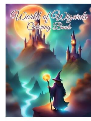 World of Wizards Coloring Book : World of Magic with the Mightiest ...