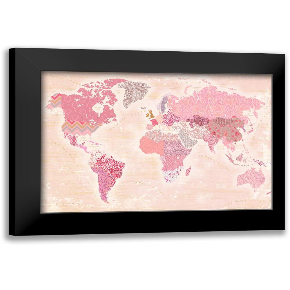 World of patterns 18x13 Black Modern Framed Museum Art Print Titled ...